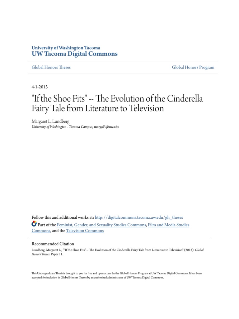 Cinderella's TV Evolution | PDF | Cinderella | Fairy Tales