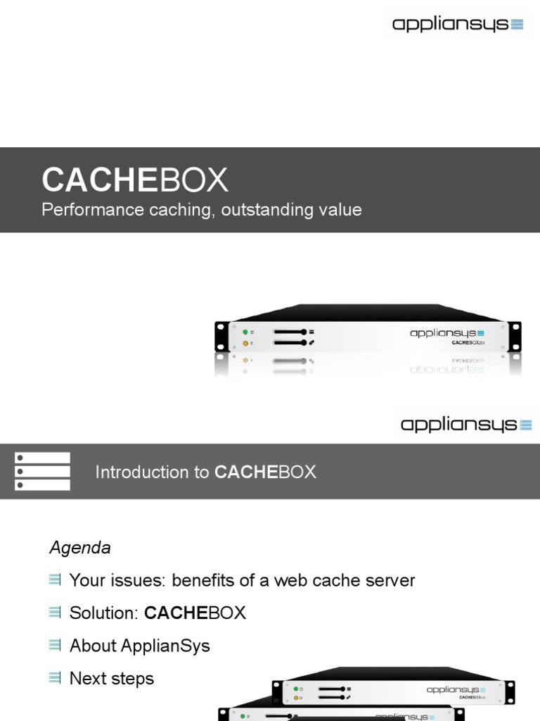 Cachebox: Performance Caching, Outstanding Value | PDF | Cache (Computing) | World Wide Web