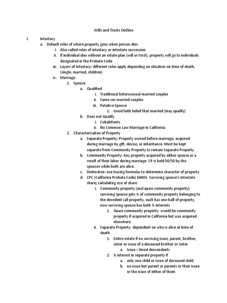 California Wills and Trusts | PDF | Will And Testament | Probate