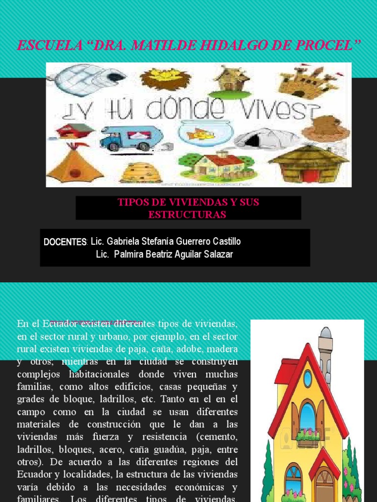 Tipos De Vivienda Pdf