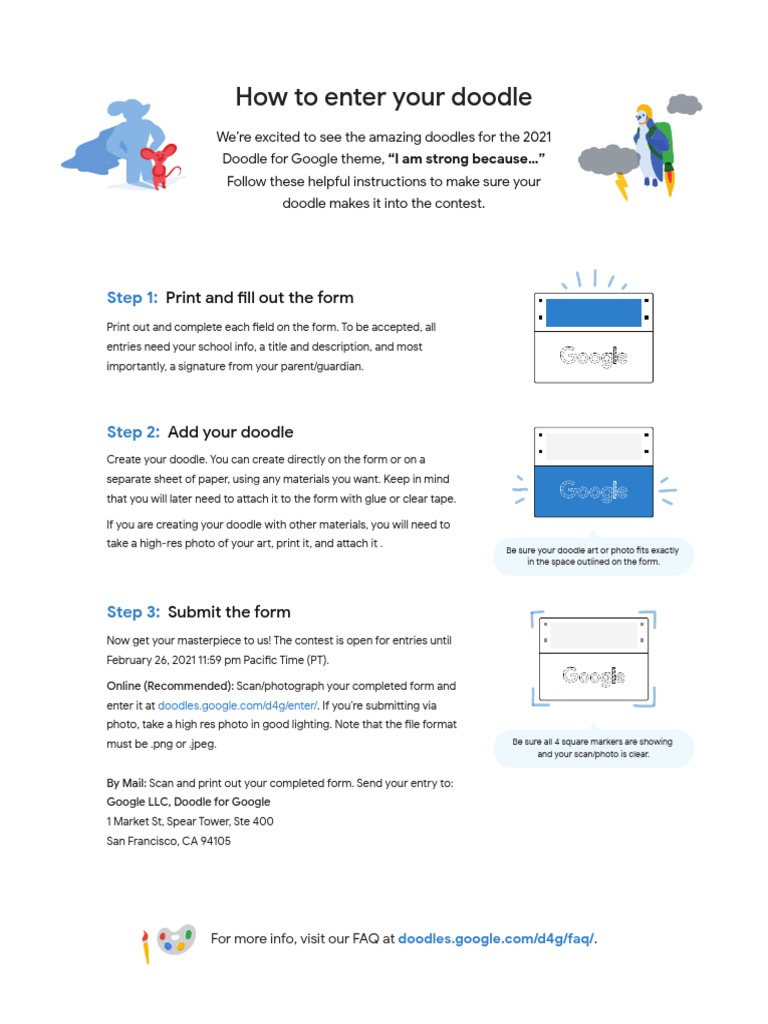 Doodle for Google 2021 Entry Guide | PDF | Cyberspace | Computing