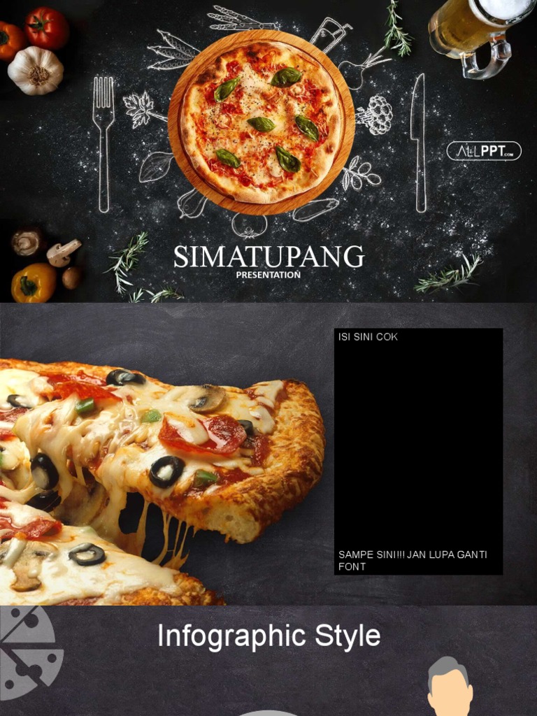 Pizza Restaurant PowerPoint Templates | PDF