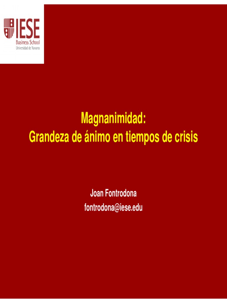 Magnanimidad | PDF | Alma | Tomás de Aquino
