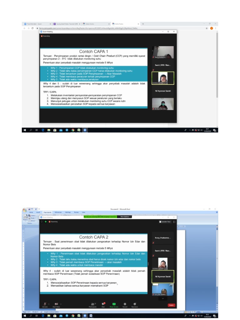 Contoh Capa Bpom | PDF