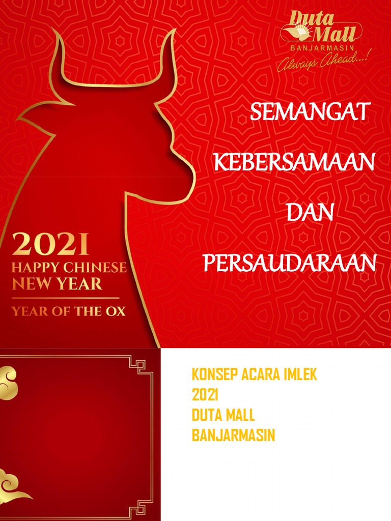 Konsep Acara Imlek 2021 | PDF