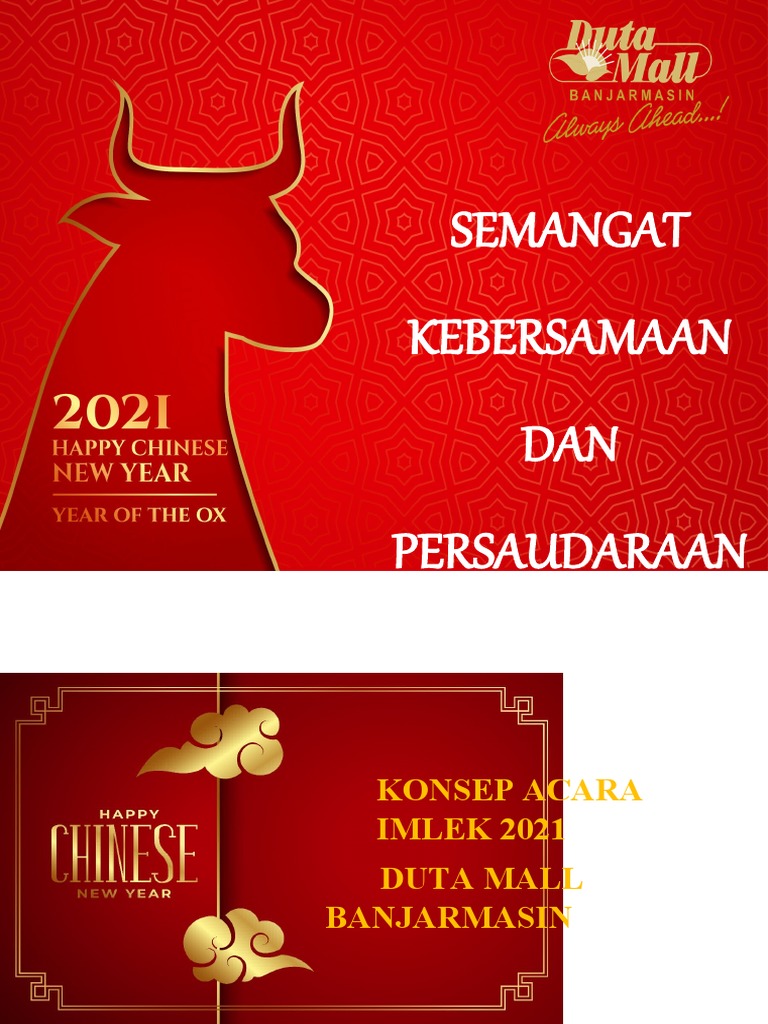 Konsep Event Imlek 2021 | PDF