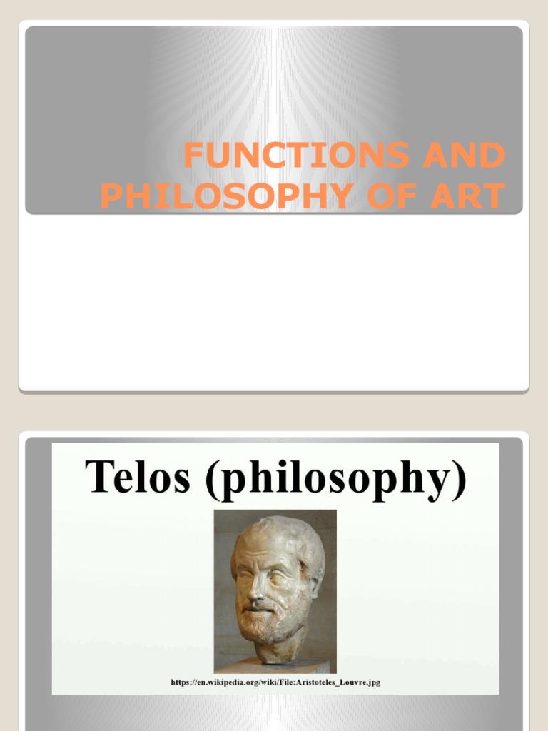 Functions and Philosophy of Art | PDF | Aesthetics | Representation (Arts)