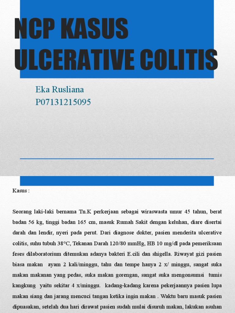 NCP Kasus Colitis | PDF