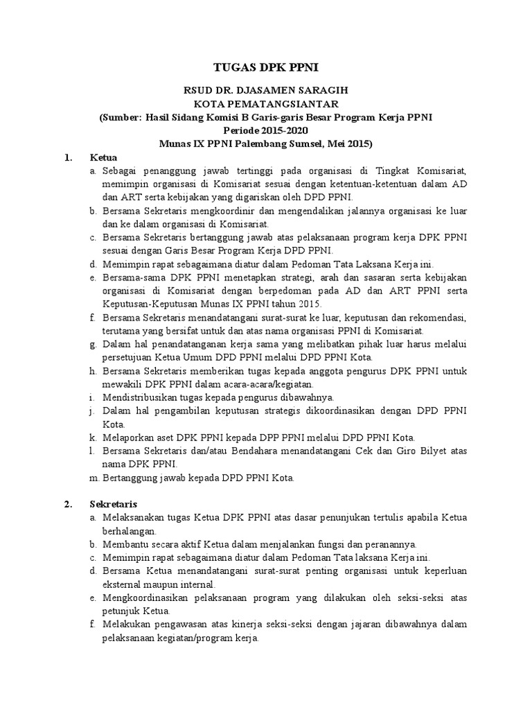 Tugas DPK Ppni | PDF