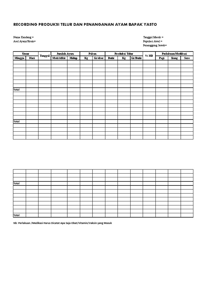 Recording Ayam Layer | PDF