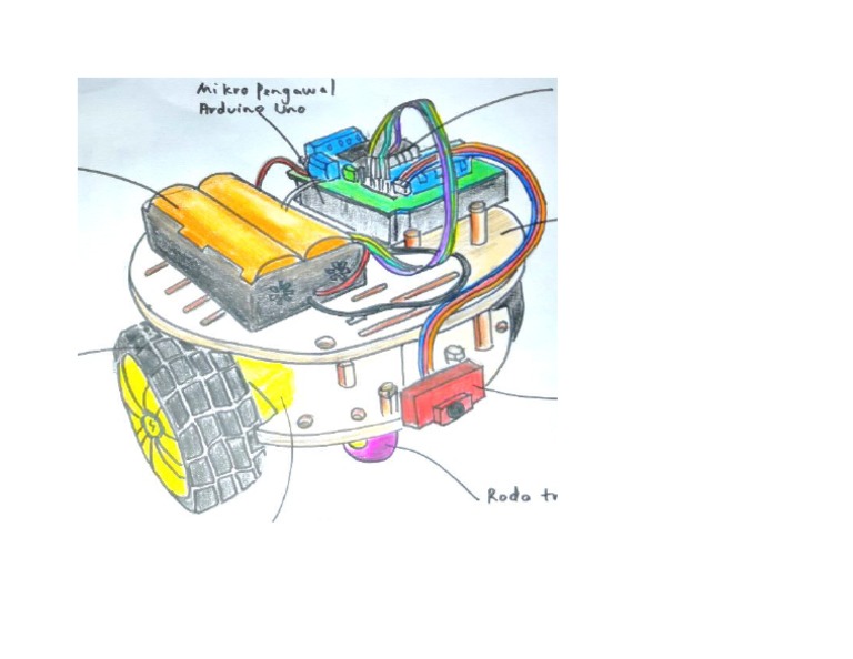 Lakaran Robot Mekatronik | PDF