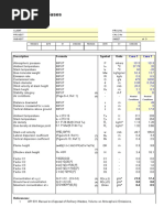 UKC CALCULATION (For Least Expected Depth at Departure Port) | PDF ...