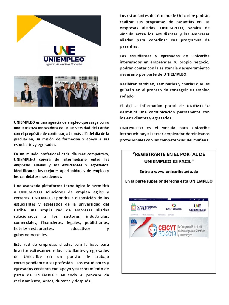 UNIEMPLEO | PDF | Reclutamiento | Business