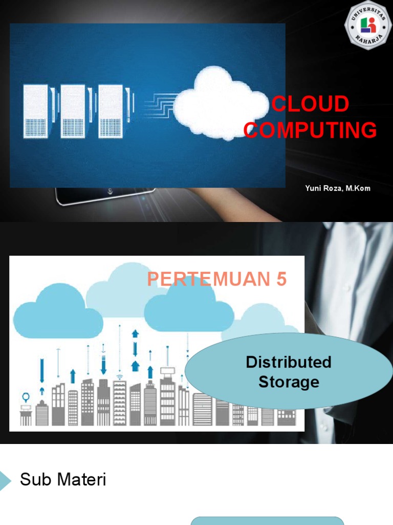 PERTEMUAN 5 - Distributed Storage | PDF
