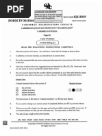 Caribbean Studies Cape Syllabus | PDF