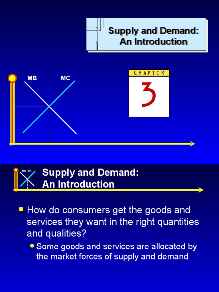 Supply and Demand: An Introduction | PDF | Demand | Supply And Demand