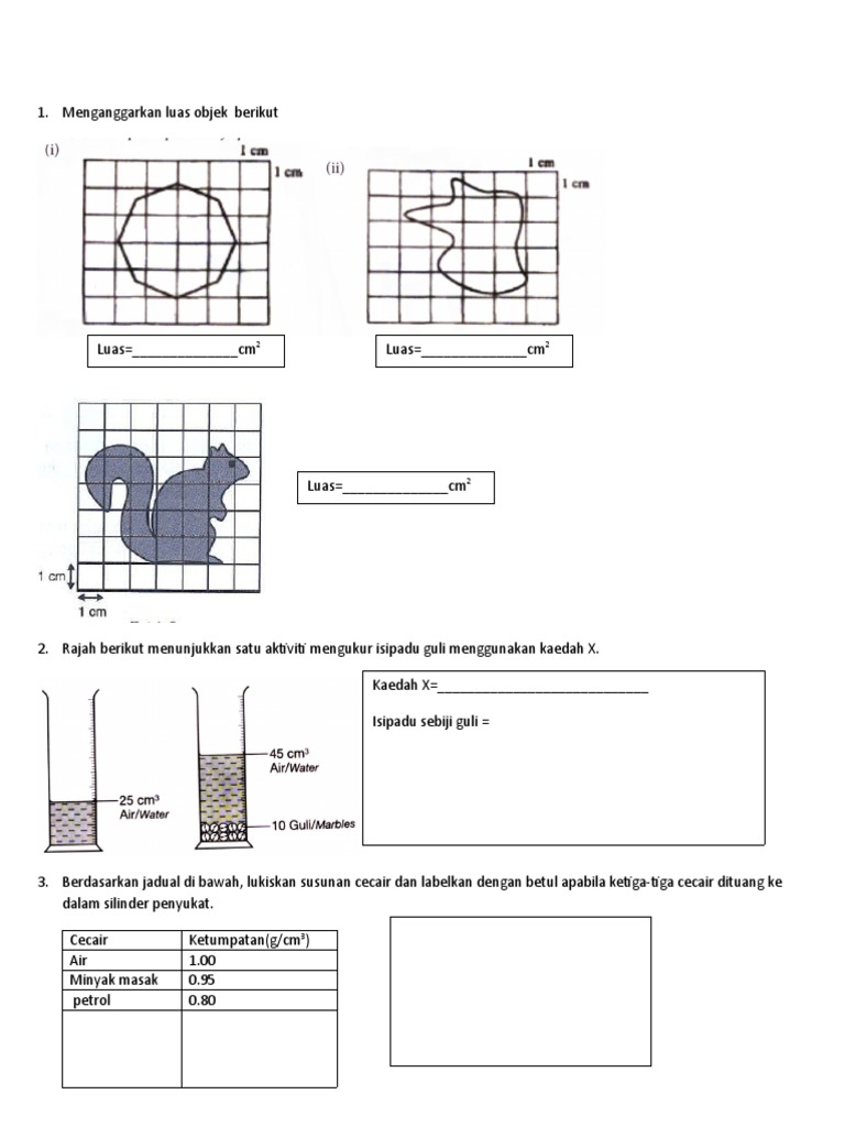 Exercise SN t1 Bab 1 PDF | PDF