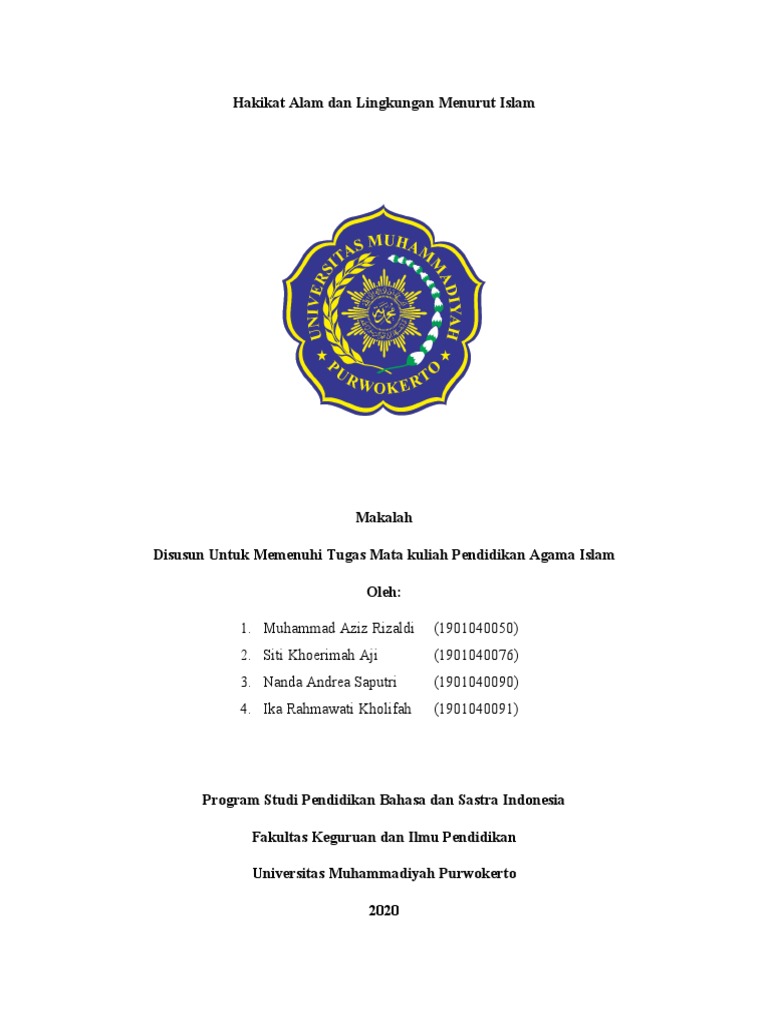 Hakikat Alam Dan Lingkungan Menurut Islam | PDF