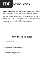 Make in India - The Way Ahead ! Economics Project Class 12 | PDF ...
