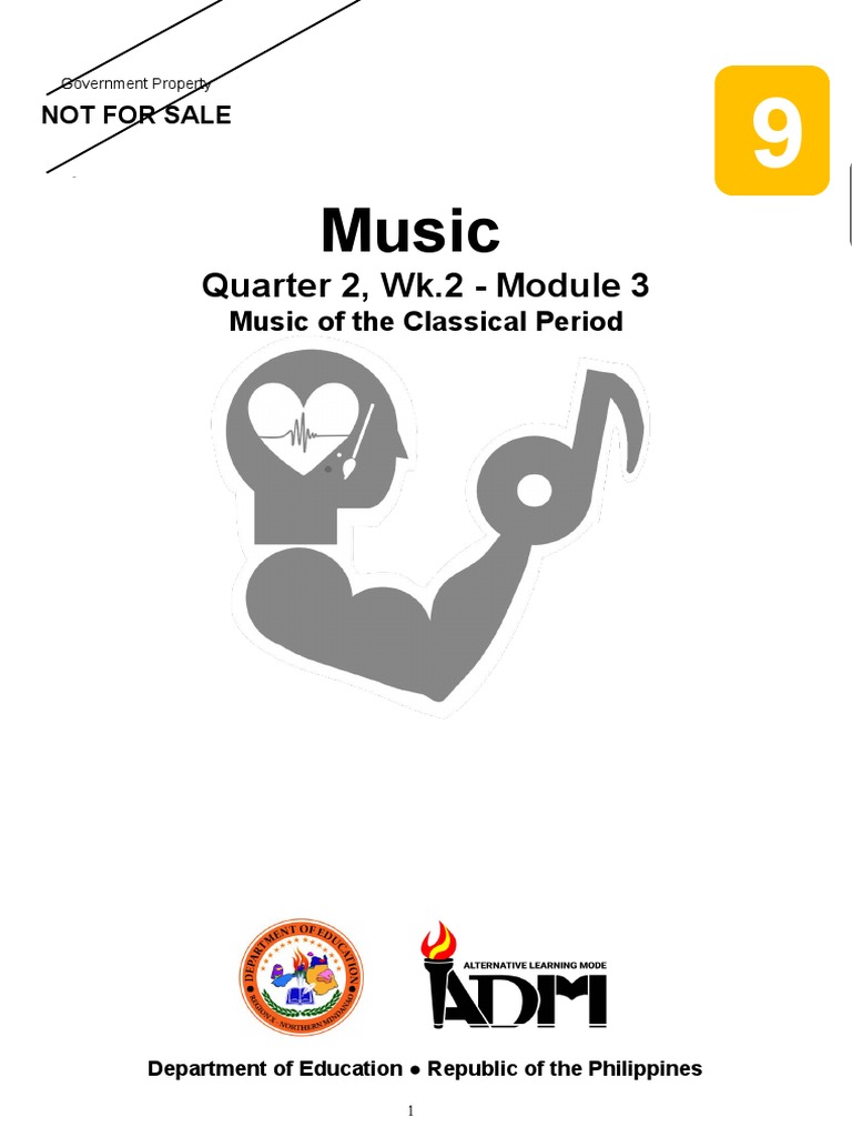Music: Quarter 2, Wk.2 - Module 3 | PDF | Classical Period (Music ...
