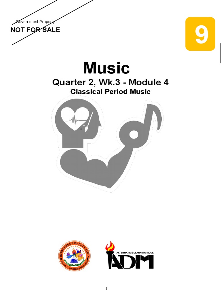 Music: Quarter 2, Wk.3 - Module 4 | PDF | Classical Period (Music ...
