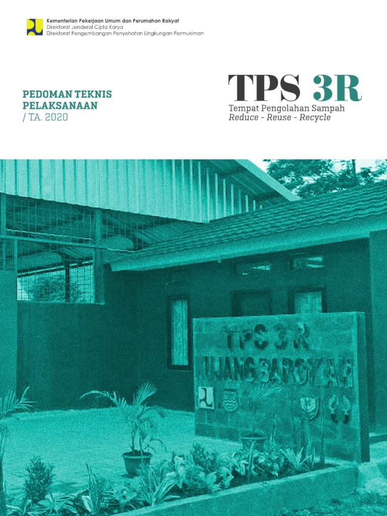 Pedoman Teknis TPS 3R 2020 | PDF | Komputer | Teknologi & Rekayasa