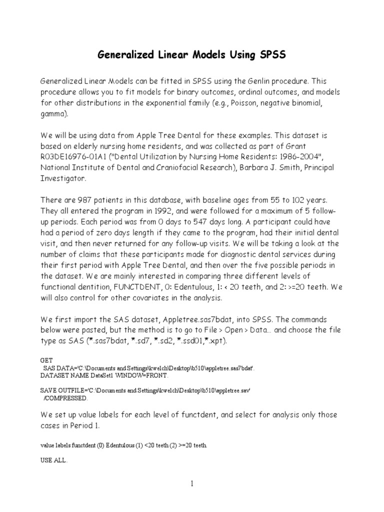 Spss Poisson Regression | PDF | Akaike Information Criterion ...