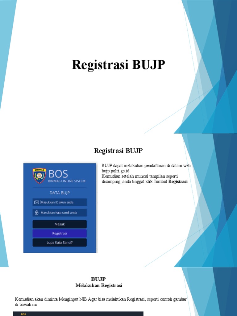 Pelayanan Pendaftaran Dan Penerbitan SIO BUJP | PDF