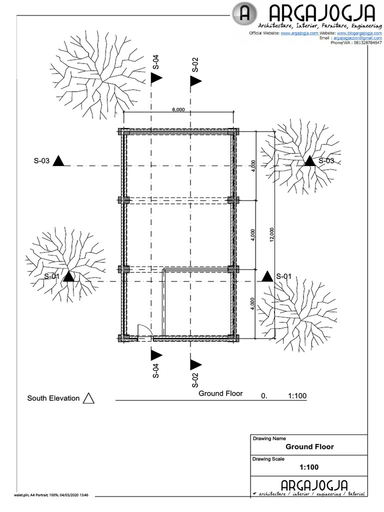 Gambar Kerja Gedung Walet Dari Archicad Argajogja | PDF