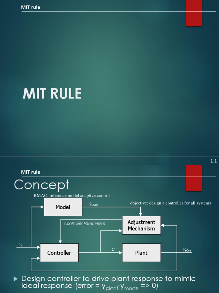 MIT Rule | PDF | Loss Function | Analysis