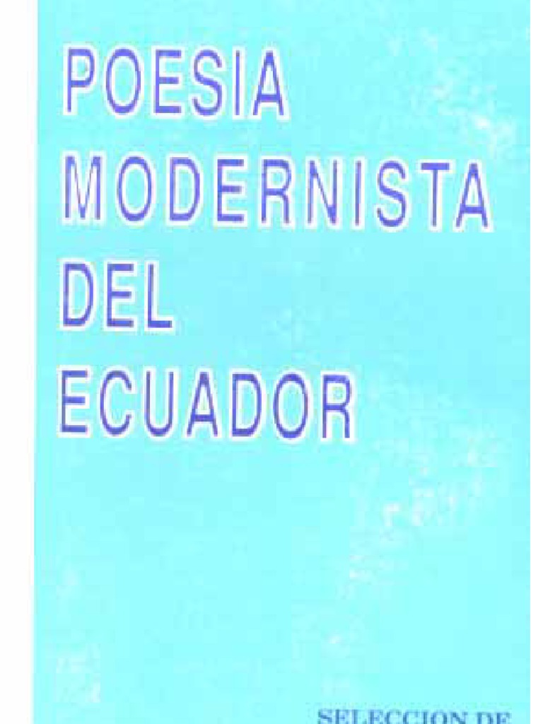 Poesia Moderna | PDF | Poesía