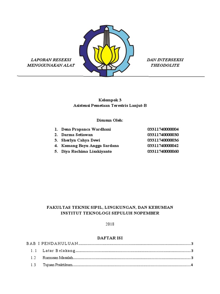 Laporan Praktikum Resection Dan Intersection | PDF