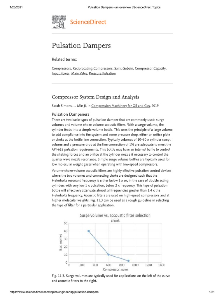 Pulsation Damper | PDF