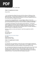 Application For Salary Advance Request Letter in English | PDF