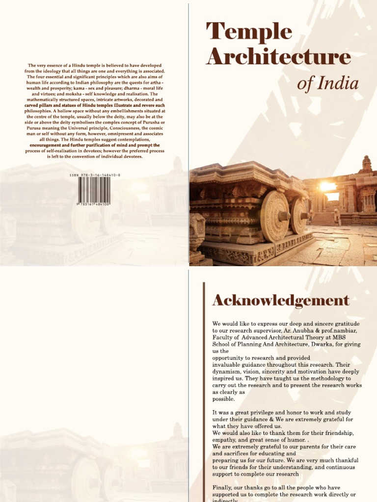 Temple Architecture Book | PDF