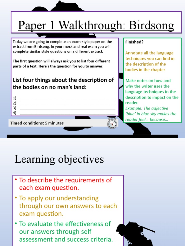 Mock-Mock Paper 1 Walkthrough | PDF | Writers | Question