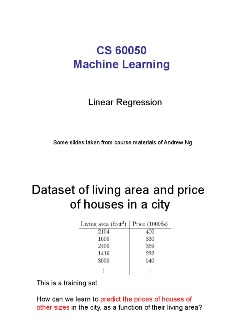 Gradient Descent - Linear Regression | PDF | Regression Analysis | Linear Regression