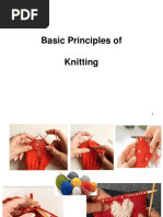 Knitted Loop Structure and Notations | PDF | Knitting | Textiles