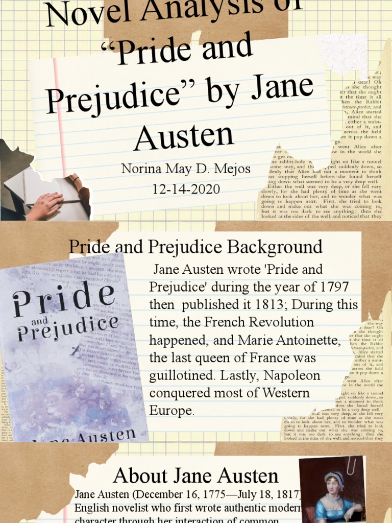 Novel Analysis | PDF | Pride And Prejudice | Mr. Darcy