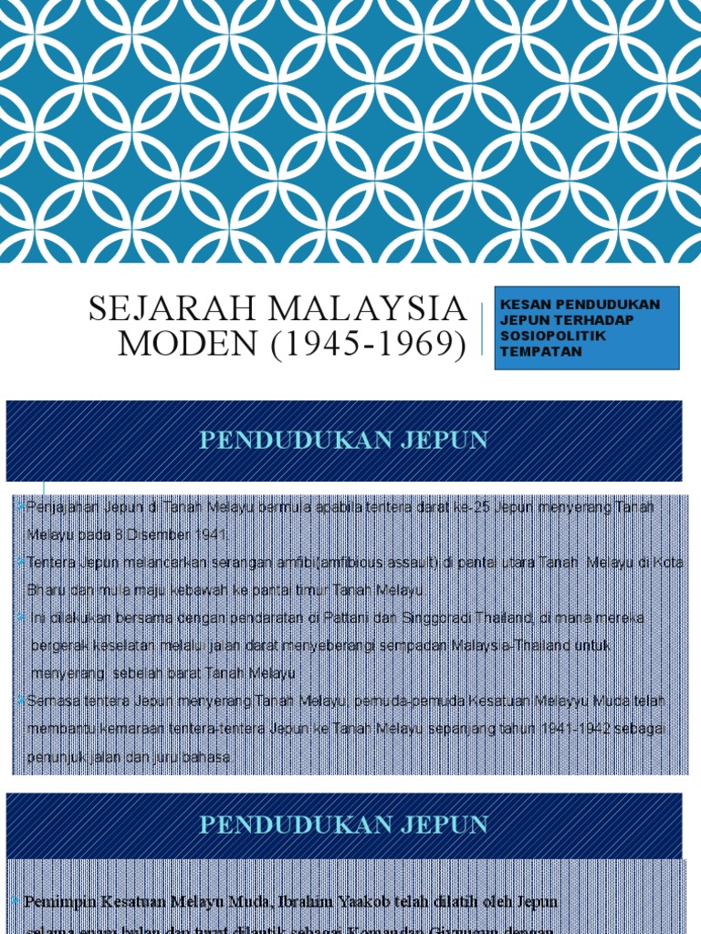 Kesan Pendudukan Jepun | PDF