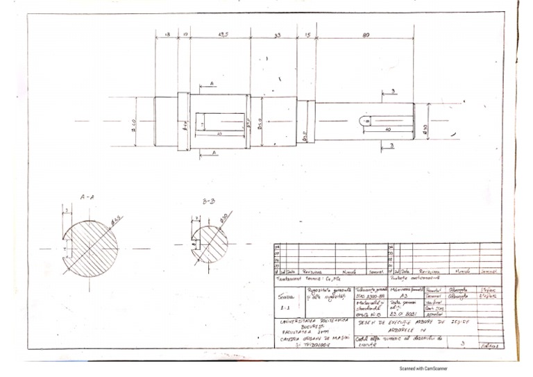 Desen de Executie Arbore de Iesire - Gheorghe Stefan - 534A | PDF