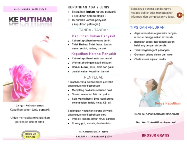 LEAFLET Fluor-Albus-Atau-Keputihan | PDF