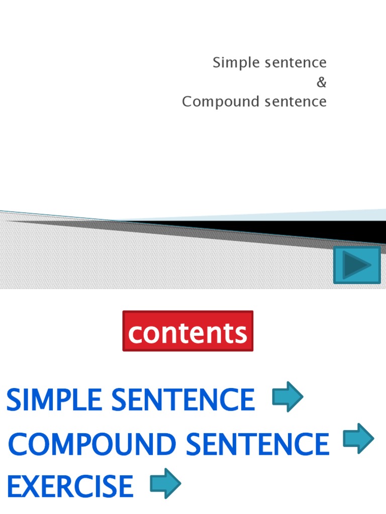 Simple Sentence & Compound Sentence | PDF | Sentence (Linguistics) | Interpretation (Philosophy)