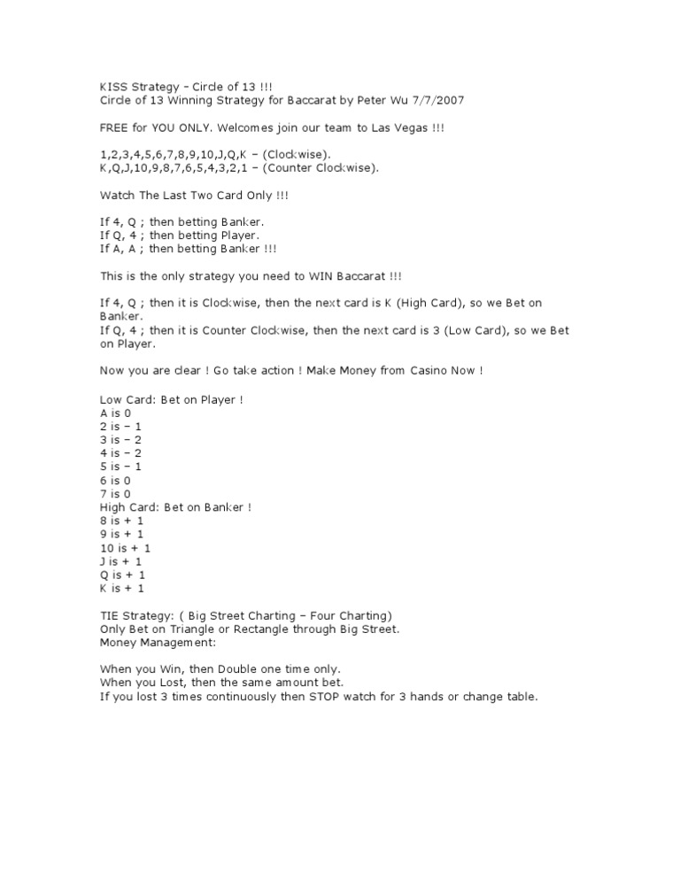 KISS Strategy | PDF