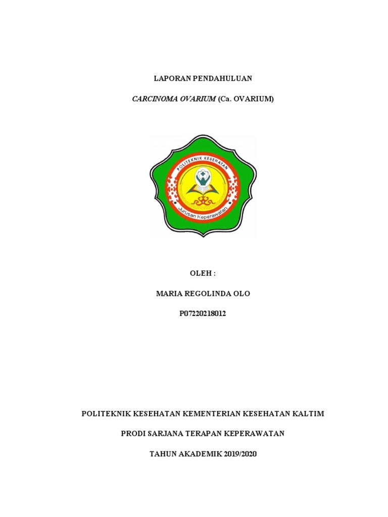 Laporan Pendahuluan Kanker Ovarium | PDF