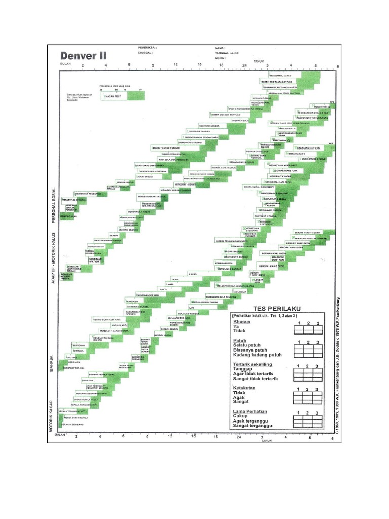 Tabel Denver II | PDF