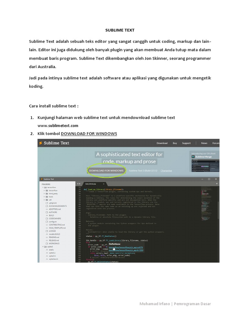 Sublime Text Dan Xampp | PDF | Karier & Perkembangan | Bisnis