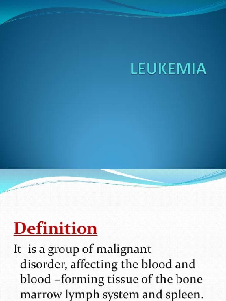 Leukemia Report | PDF