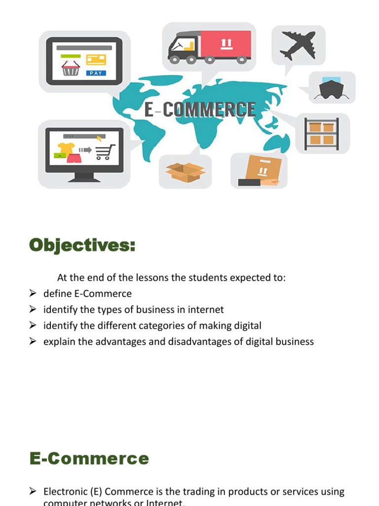 Lesson 3 - Fundamentals of E-Commerce | PDF | E Commerce | E Government