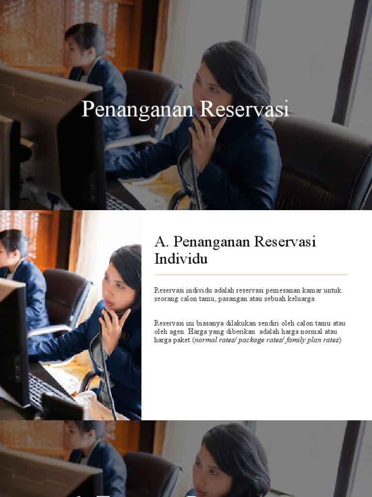 Penanganan Reservasi | PDF | Pengelolaan Keuangan & Uang
